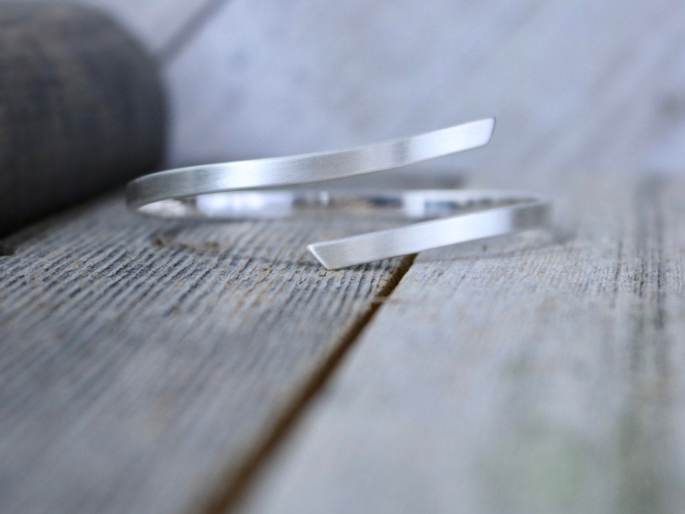 RILEY Bracelet - Sterling Silver Spiral Bracelet – Turner Duncan ...