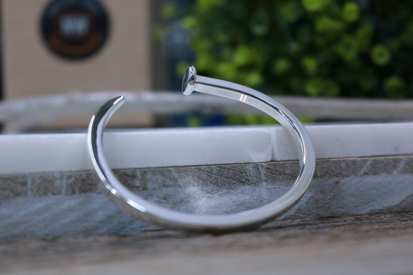 NAIL Bracelet - Sterling Silver Nail Cuff Bracelet – Turner Duncan ...