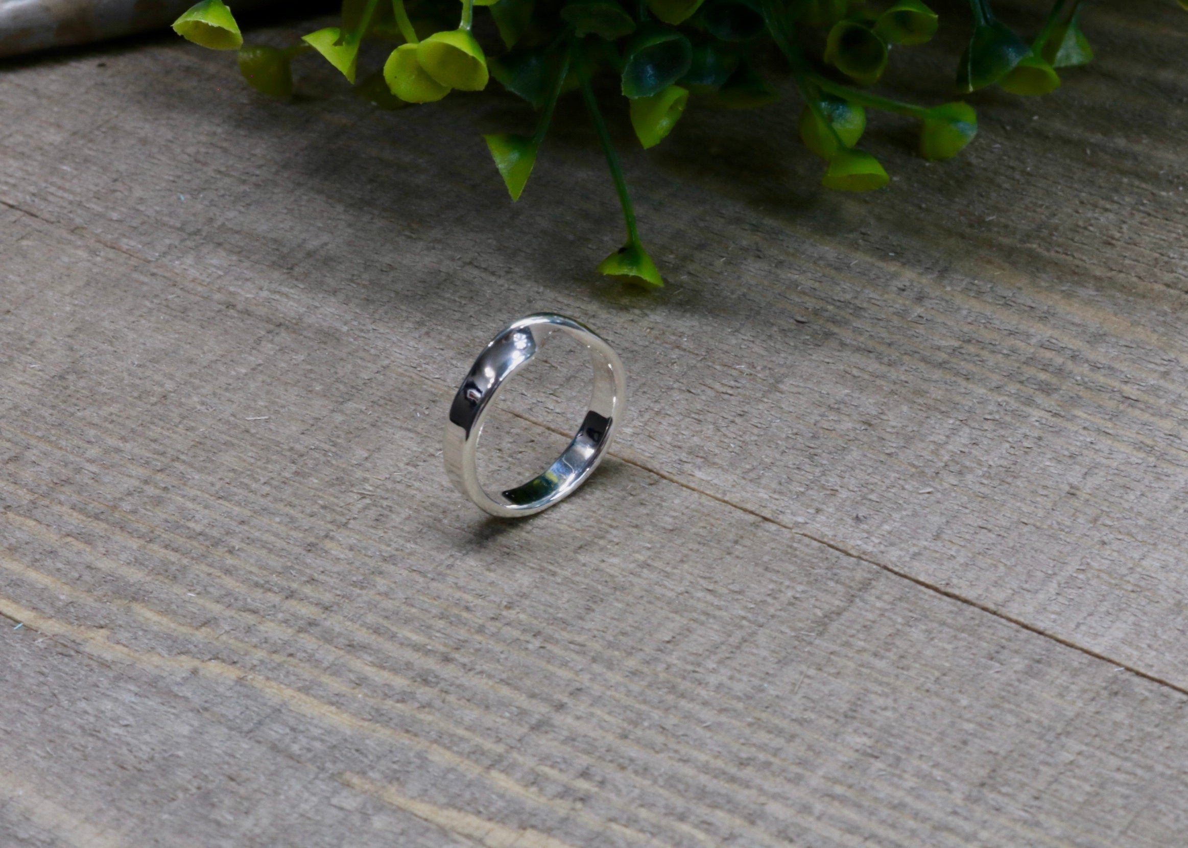 MARLEY Ring - Sterling Silver Mobius Ring, Polished – Turner Duncan ...